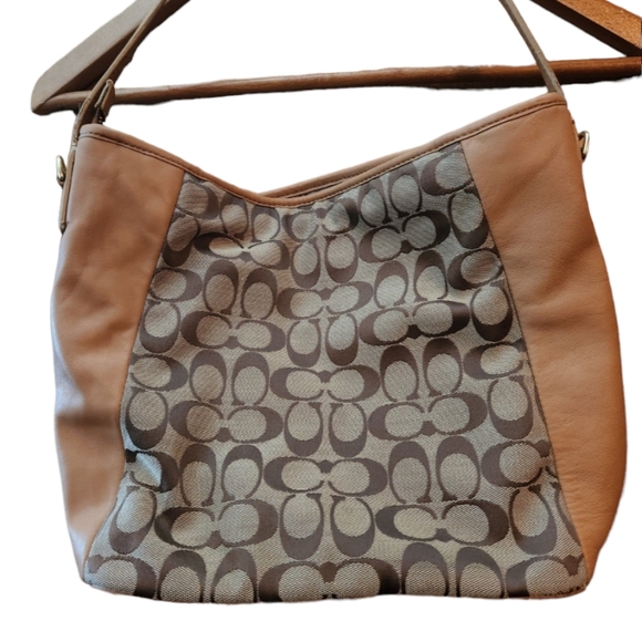 Coach | Bags | Coach Legacy Weekend Saddle Brown Signature Shoulder ...